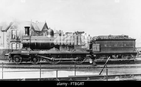 Caledonian Oban Bogie 4-4-0 steam locomotive No.181 as rebuilt by ...