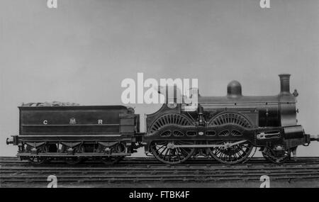 Caledonian Railway Class 98 2-4-0 steam locomotive No.35 in ...