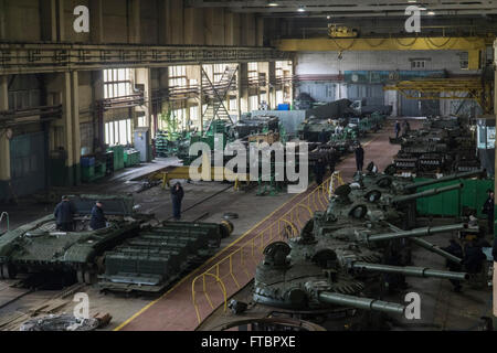 A tank repair workshop at the Lviv Armour Plant Stock Photo - Alamy