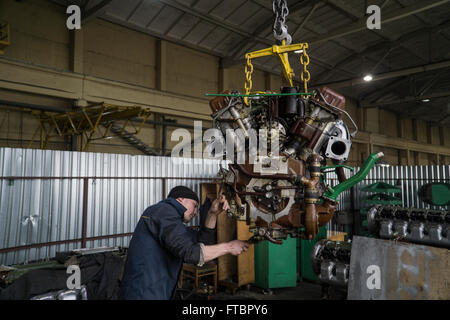 A tank repair workshop at the Lviv Armour Plant Stock Photo - Alamy