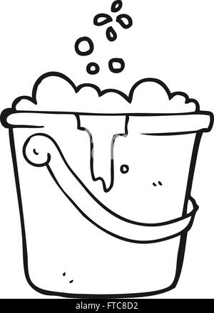 freehand drawn cartoon cleaning bucket Stock Vector Image & Art - Alamy