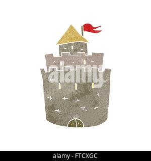 freehand retro cartoon castle Stock Vector Image & Art - Alamy