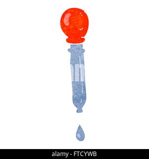 freehand retro cartoon pipette dripping Stock Vector Image & Art - Alamy