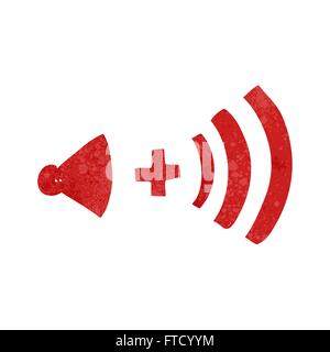 freehand textured cartoon volume symbol Stock Vector Image & Art - Alamy