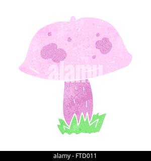 freehand retro cartoon mushroom Stock Vector Image & Art - Alamy