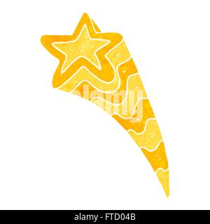 freehand retro cartoon shooting star symbol Stock Vector Image & Art ...