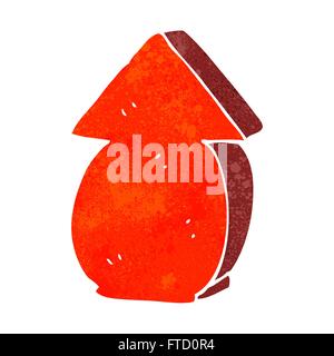freehand textured cartoon fat arrow pointing Stock Vector Image & Art ...