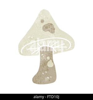 freehand retro cartoon mushroom Stock Vector Image & Art - Alamy