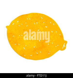 freehand retro cartoon lemon Stock Vector Image & Art - Alamy