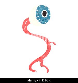 freehand retro cartoon gross eyeball Stock Vector Image & Art - Alamy