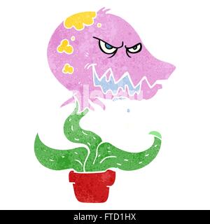 freehand textured cartoon monster plant Stock Vector Image & Art - Alamy