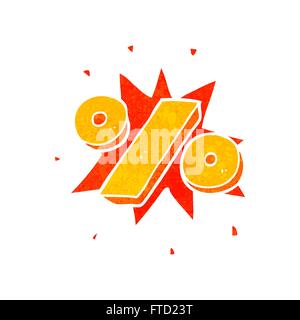 freehand textured cartoon percentage symbol Stock Vector Image & Art ...