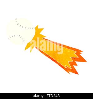freehand retro cartoon baseball ball Stock Vector Image & Art - Alamy