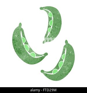 freehand retro cartoon peas Stock Vector Image & Art - Alamy