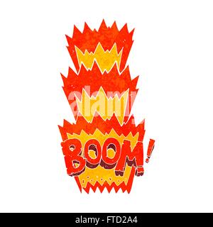 freehand retro cartoon boom symbol Stock Vector Image & Art - Alamy