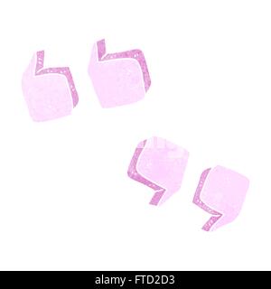 freehand retro cartoon quotation marks Stock Vector Image & Art - Alamy
