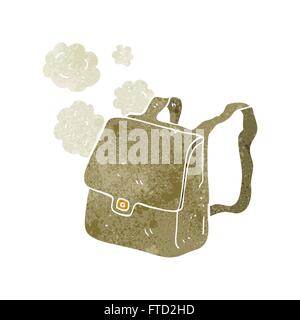 freehand retro cartoon satchel Stock Vector Image & Art - Alamy