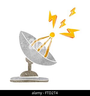 freehand drawn cartoon satellite dish Stock Vector Image & Art - Alamy