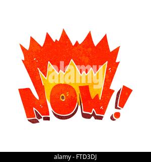 freehand drawn cartoon now symbol Stock Vector Image & Art - Alamy