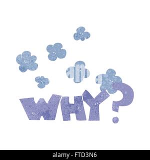 freehand drawn cartoon shout WHY Stock Vector Image & Art - Alamy