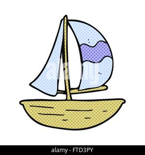 freehand drawn cartoon sail ship Stock Vector Image & Art - Alamy
