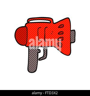 freehand drawn cartoon loud hailer Stock Vector Image & Art - Alamy