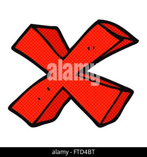 freehand drawn cartoon negative x symbol Stock Vector Image & Art - Alamy