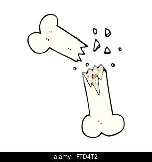 freehand drawn cartoon broken bone Stock Vector Image & Art - Alamy
