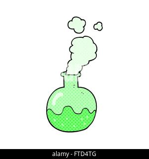 freehand drawn cartoon chemical reaction Stock Vector Image & Art - Alamy