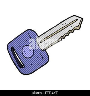 freehand drawn cartoon car key Stock Vector Image & Art - Alamy