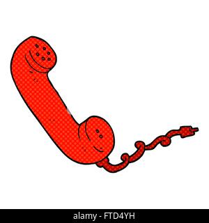 freehand drawn cartoon telephone receiver Stock Vector Image & Art - Alamy
