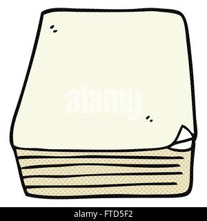 freehand drawn cartoon stack of paper Stock Vector Image & Art - Alamy