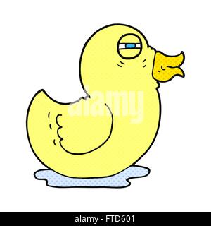 freehand drawn cartoon rubber duck Stock Vector Image & Art - Alamy