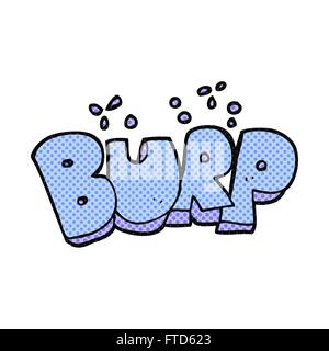 freehand drawn cartoon burp text Stock Vector Image & Art - Alamy