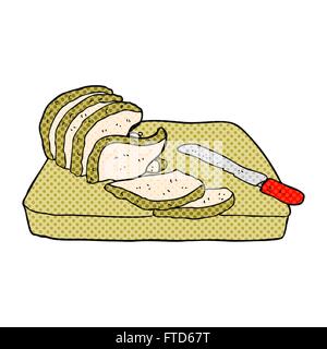 freehand drawn cartoon sliced bread Stock Vector Image & Art - Alamy