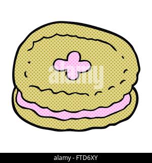 freehand retro cartoon biscuit Stock Vector Image & Art - Alamy