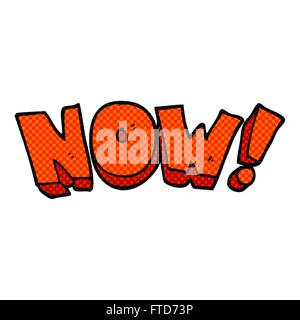 freehand drawn cartoon now symbol Stock Vector Image & Art - Alamy