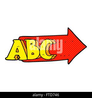 freehand drawn cartoon ABC symbol Stock Vector Image & Art - Alamy