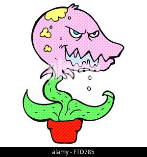 freehand drawn cartoon monster plant Stock Vector Image & Art - Alamy