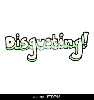 disgusting freehand drawn cartoon Stock Vector Image & Art - Alamy