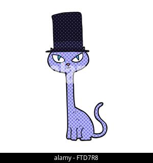 freehand drawn cartoon posh cat Stock Vector Image & Art - Alamy