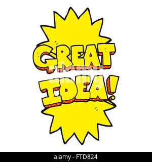 freehand drawn cartoon GREAT IDEA symbol Stock Vector Image & Art - Alamy