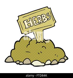 freehand drawn cartoon herbs sign Stock Vector Image & Art - Alamy