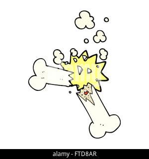 freehand drawn cartoon broken bone Stock Vector Image & Art - Alamy