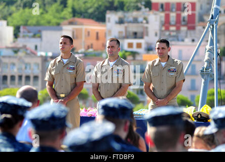 A Chief Petty Officer select operates a .50-caliber machine gun during ...