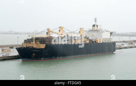 Navy Maritime Prepositioning Force ship USNS MV Maj. Bernard F. Fisher ...