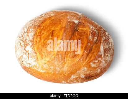 Round Bread isolated on white Stock Photo - Alamy