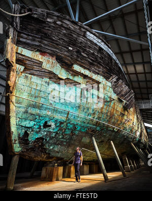 The Edwin Fox Maritime Museum in Picton, Marlborough, New Zealand Stock ...