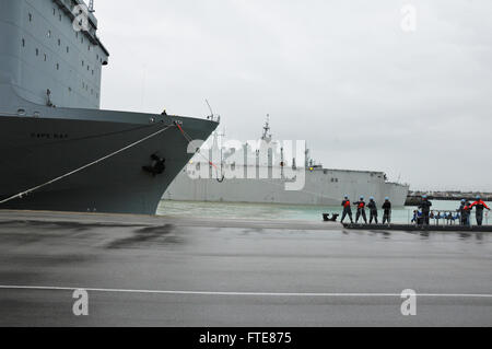 The MV Cape Ray, a container ship modified for chemical weapons ...