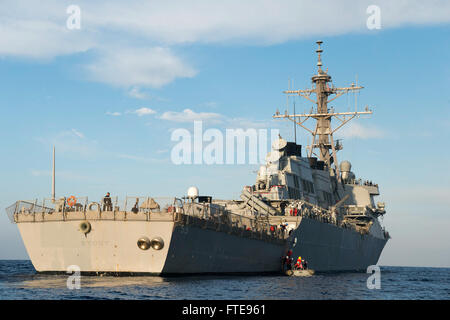 Ladder into the mediterranean sea on a small bay on mallorca island ...